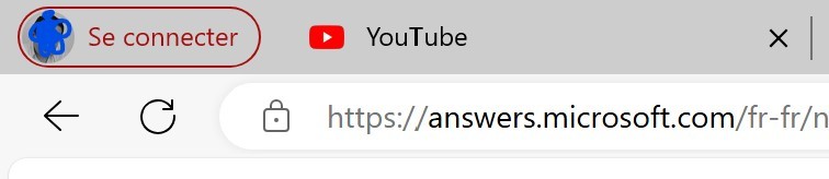 Impossible de se connecter avec mon profil dans Edge - Microsoft Q&A