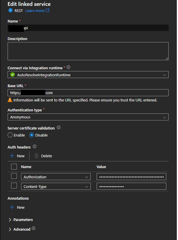 Failure to read most recent page request: DF-REST_001 - Error response ...