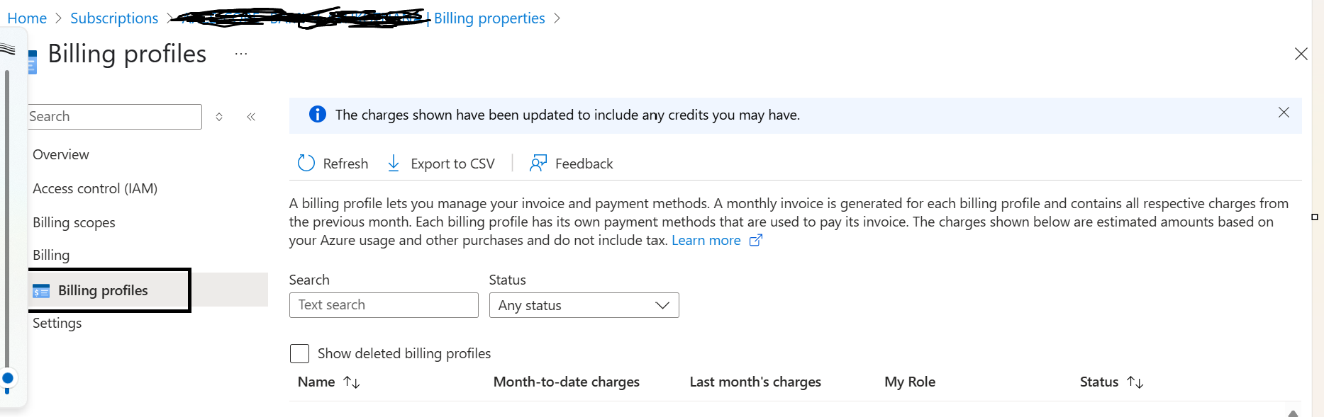I have inactive/deprecated billing accounts, how can I remove them? - Microsoft Q&A