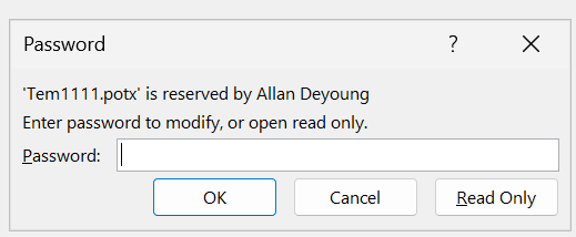 Ready only template in Sharepoint and Desktop app - Microsoft Q&A