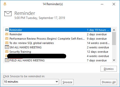 Where to change *Reminders window* pop-up sound that plays when accepting meeting invitation or ...