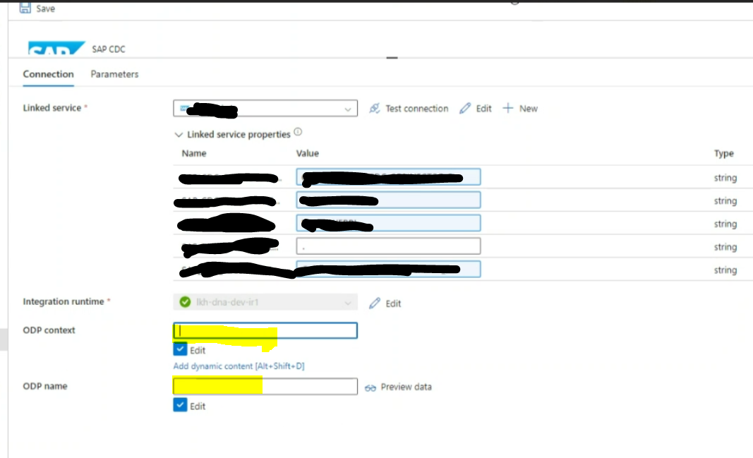 Data Factory Data Flow For Sap Cdc Connector Microsoft Qanda