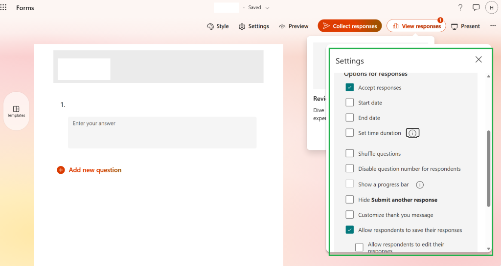 Responses missing on Microsoft Forms - Microsoft Q&A