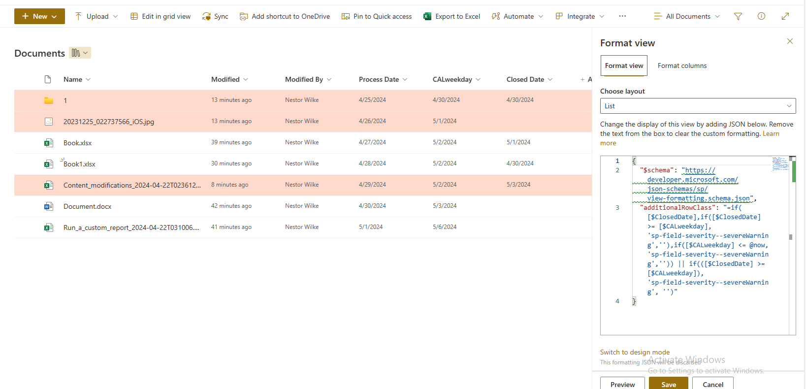 JSoN Conditional Formatting to highlight a Row as red if it is beyond 3 ... JSoN Conditional Formatting to highlight a Row as red if it is beyond 3 ...