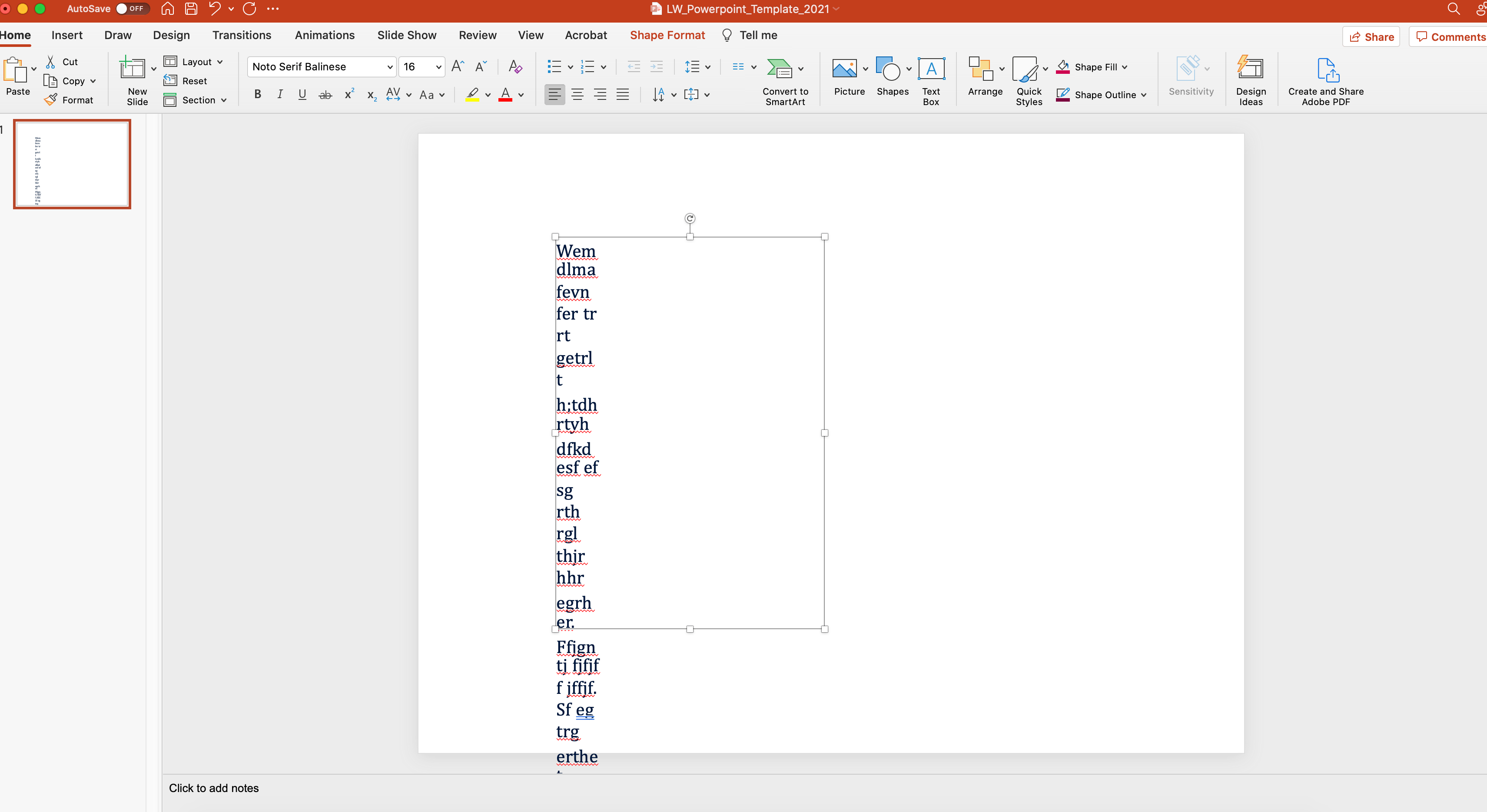 Text not spanning width of text box? - Microsoft Q&A