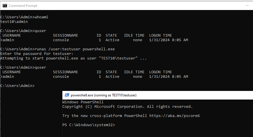 How to differentiate between RDP session and Run as Different User in ...
