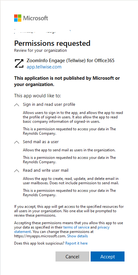 Enterprise Application permission request - Microsoft Q&A