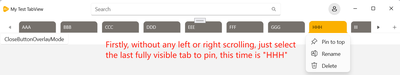 How To Scroll In The Tabs Area In Tabview In Winui3 By Using Code Microsoft Qanda