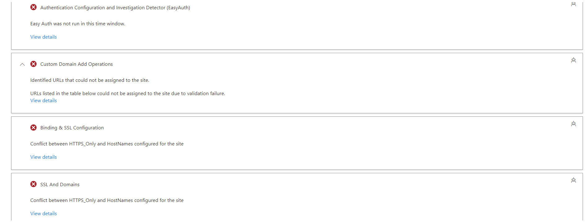 The web page can’t be found, neither for the custom domain or default ...