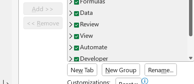 Excel Automate tab - Microsoft Q&A
