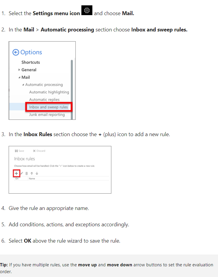Cannot create rules in a shared mailbox - Microsoft Q&A