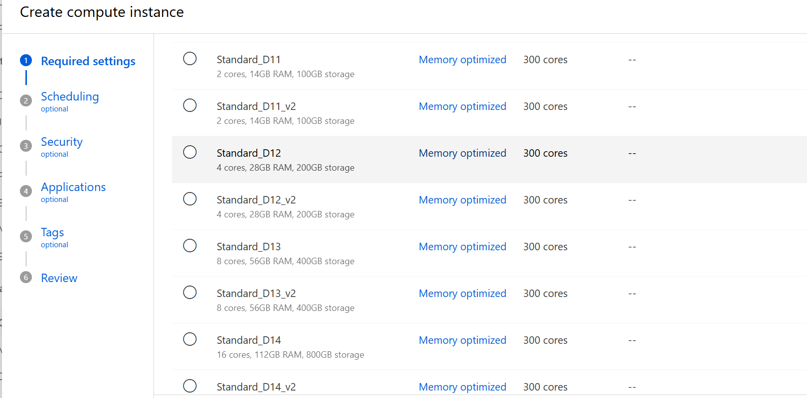 Compute Instance - Standard_D11_v2 - Not displaying "Cost" - Microsoft Q&A