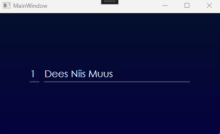 How can i Create a three in one TextBox in WPF C# that Shows a FullName? - Microsoft Q&A