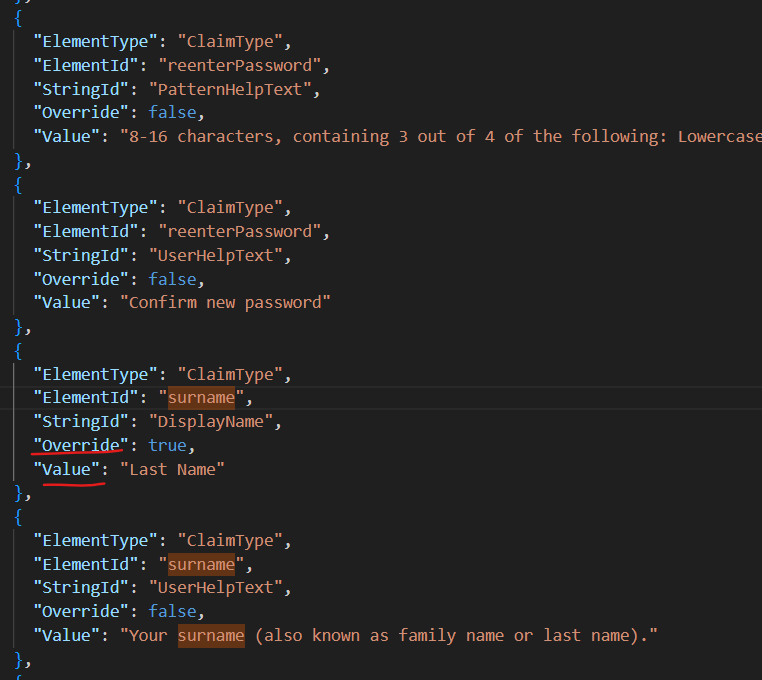 Moving the labels above the textbox in the Azure AD B2C sign up user flow - Microsoft Q&A