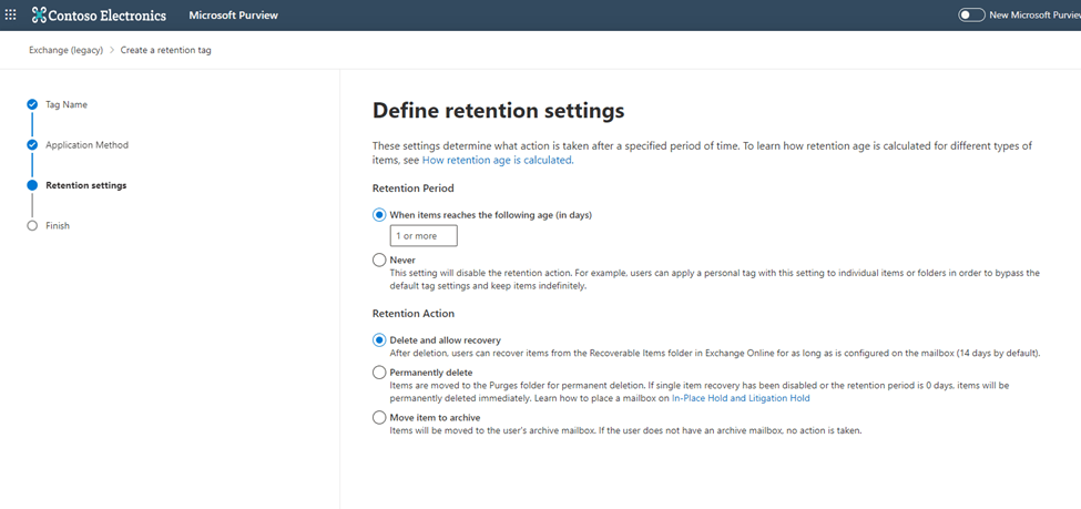 Deleting entire emails from a start date to an end date - Microsoft Q&A