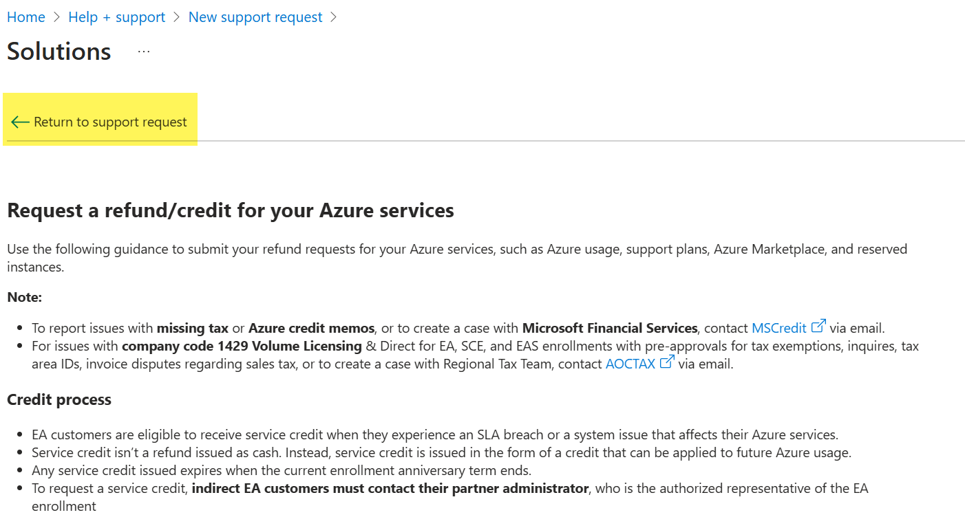 Subscription Cancellation Refund Request - Microsoft Q&A