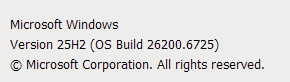 WinVer still says 25H2 after reinstalling 24H2 - Microsoft Q&A