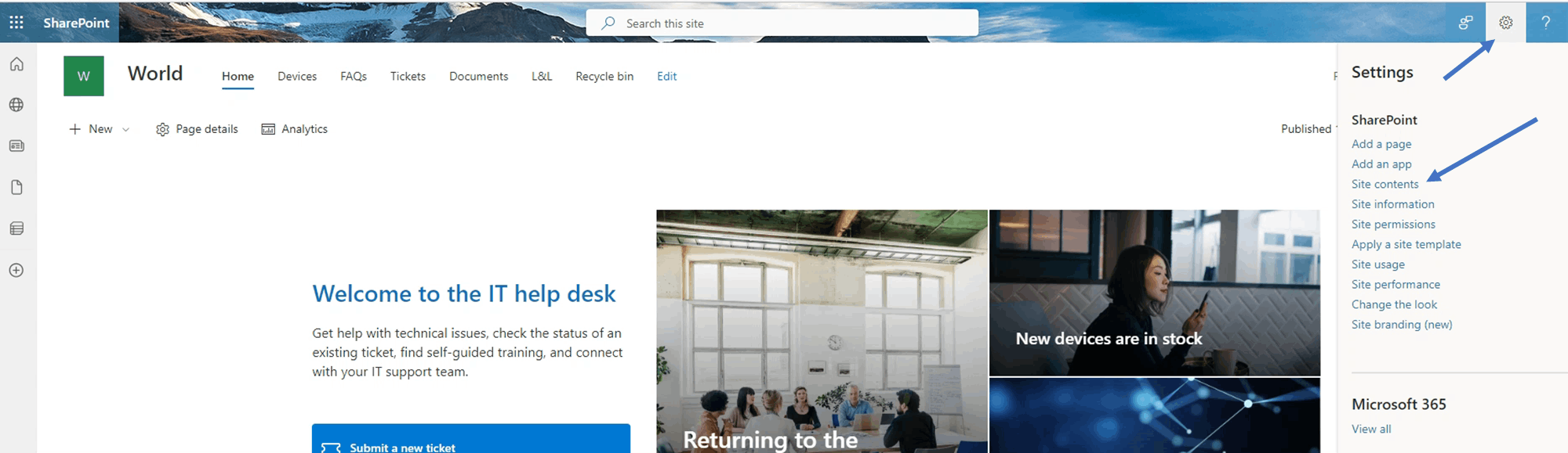 how to enable document ID feature services for the entire organization and all the team site ...
