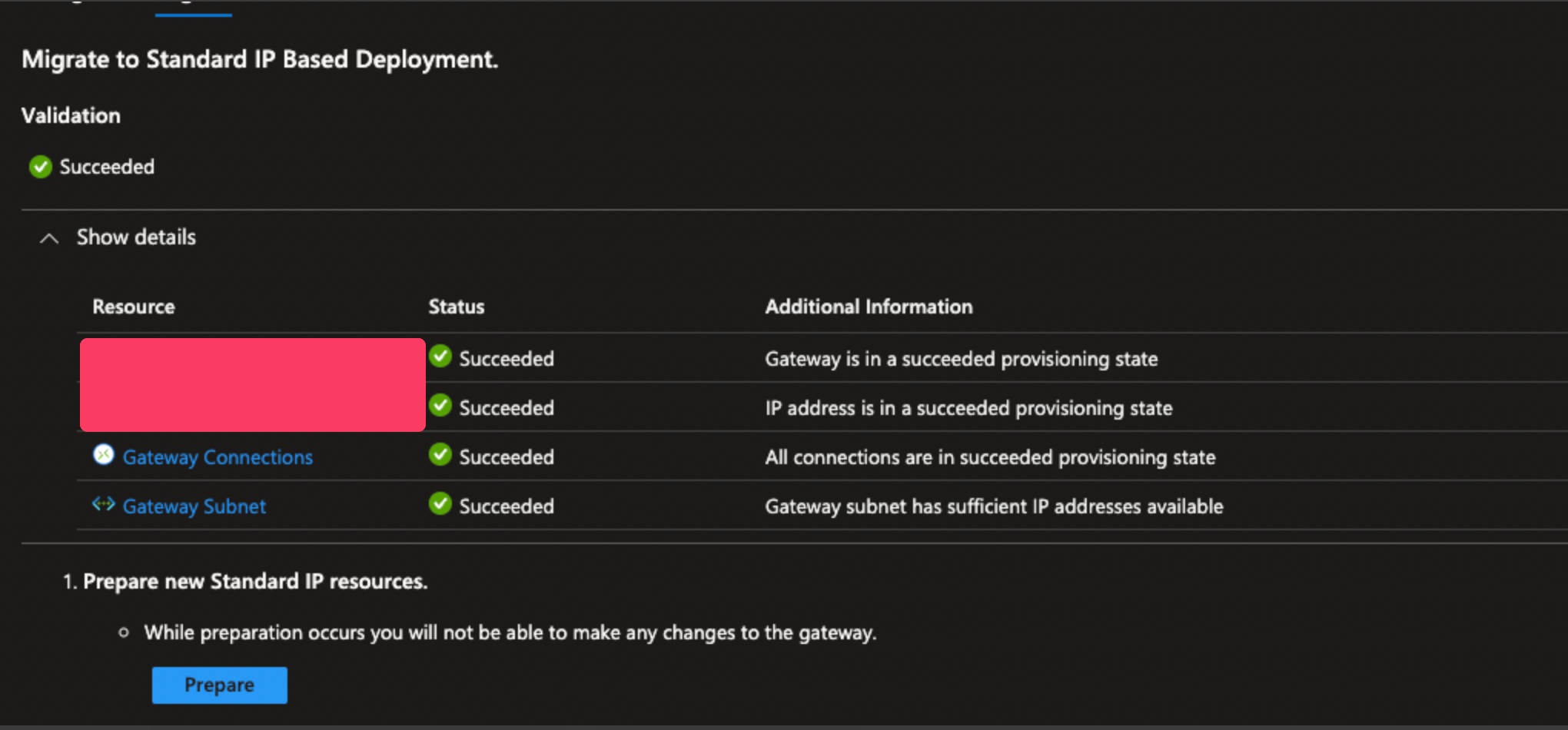 Upgrading Basic SKU public IP address to Standard SKU in VPNGW - Microsoft Q&A