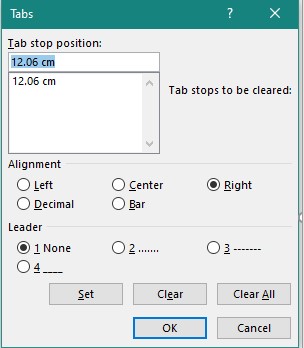 Table of contents tab leaders keeps showing dots - Microsoft Q&A
