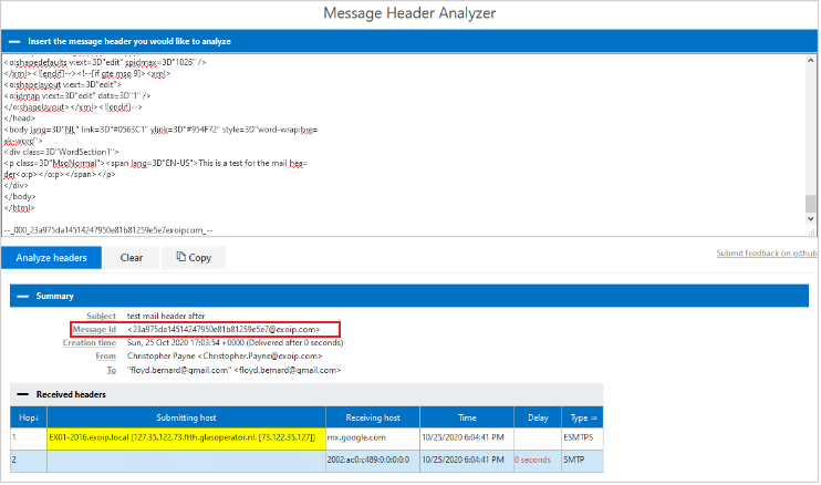 Local name server Exchange 2013 in Message-ID - Microsoft Q&A