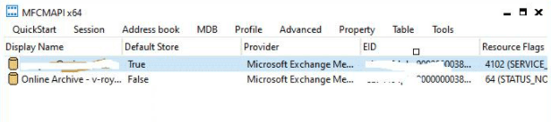 Can't see my recoverable items folder in MFCMAPI app. - Microsoft Q&A