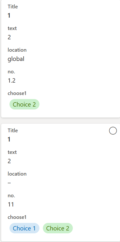Lists Board View show multiple choices on a card - Microsoft Q&A