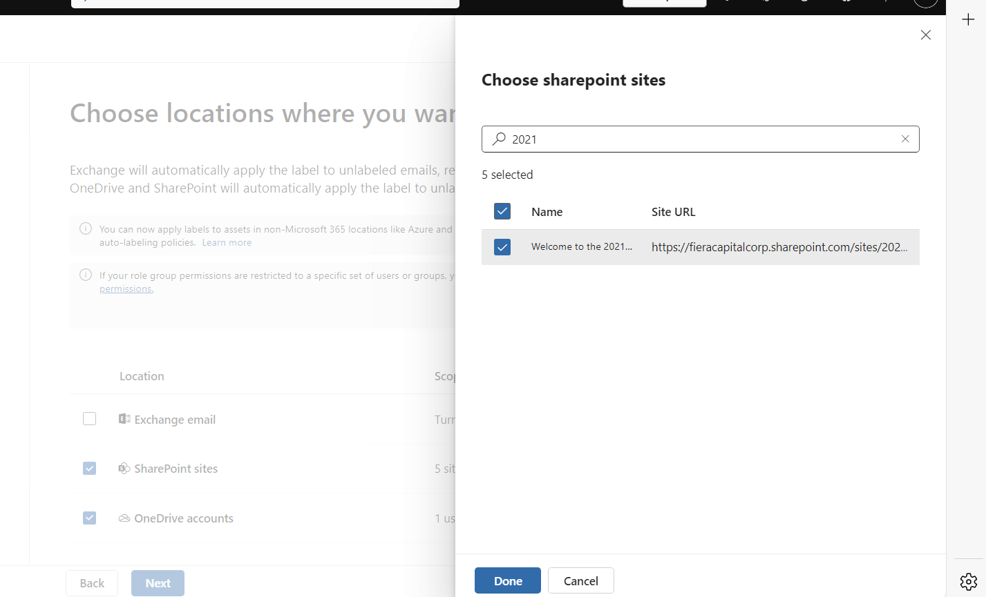 Auto labeling on sharepoint doesn't take in URL? - Microsoft Q&A