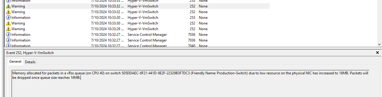 How to fix Windows Server 2022 event ID 252/253 on a Hyper-V failover ...