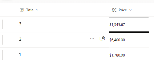 SharePoint Currency Field - Microsoft Q&A
