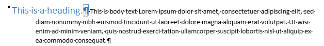 Style Separator in Word 365 - Microsoft Q&A